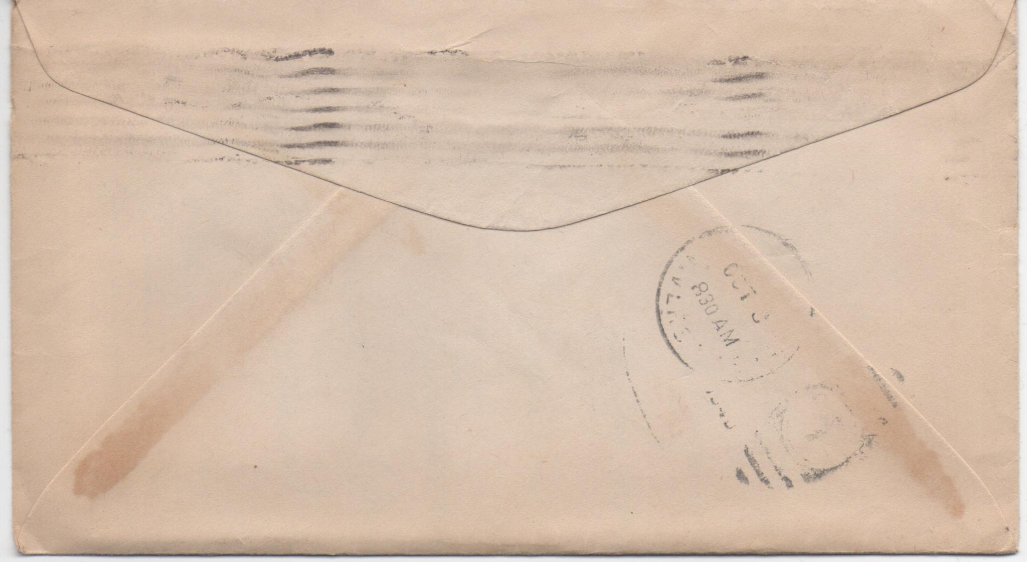 Letter dated October 1, 1940